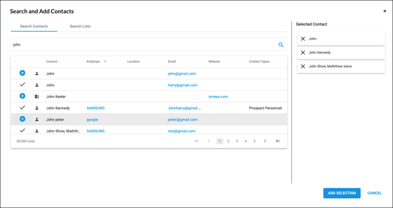 Important Contacts with Low Engagement – InterAction+ Hybrid