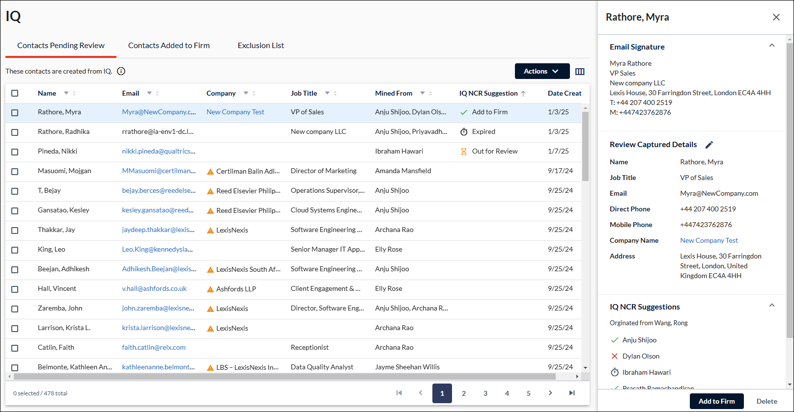 New Contact Review – InterAction+ Hybrid