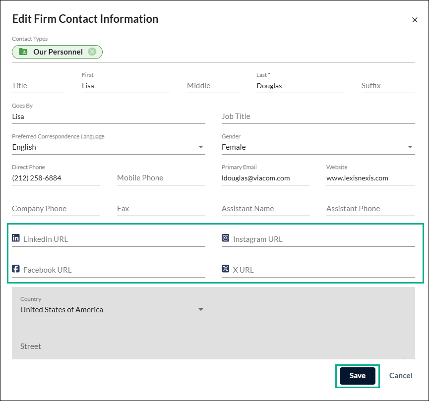 Integrating Social Media Profiles – InterAction+ Hybrid